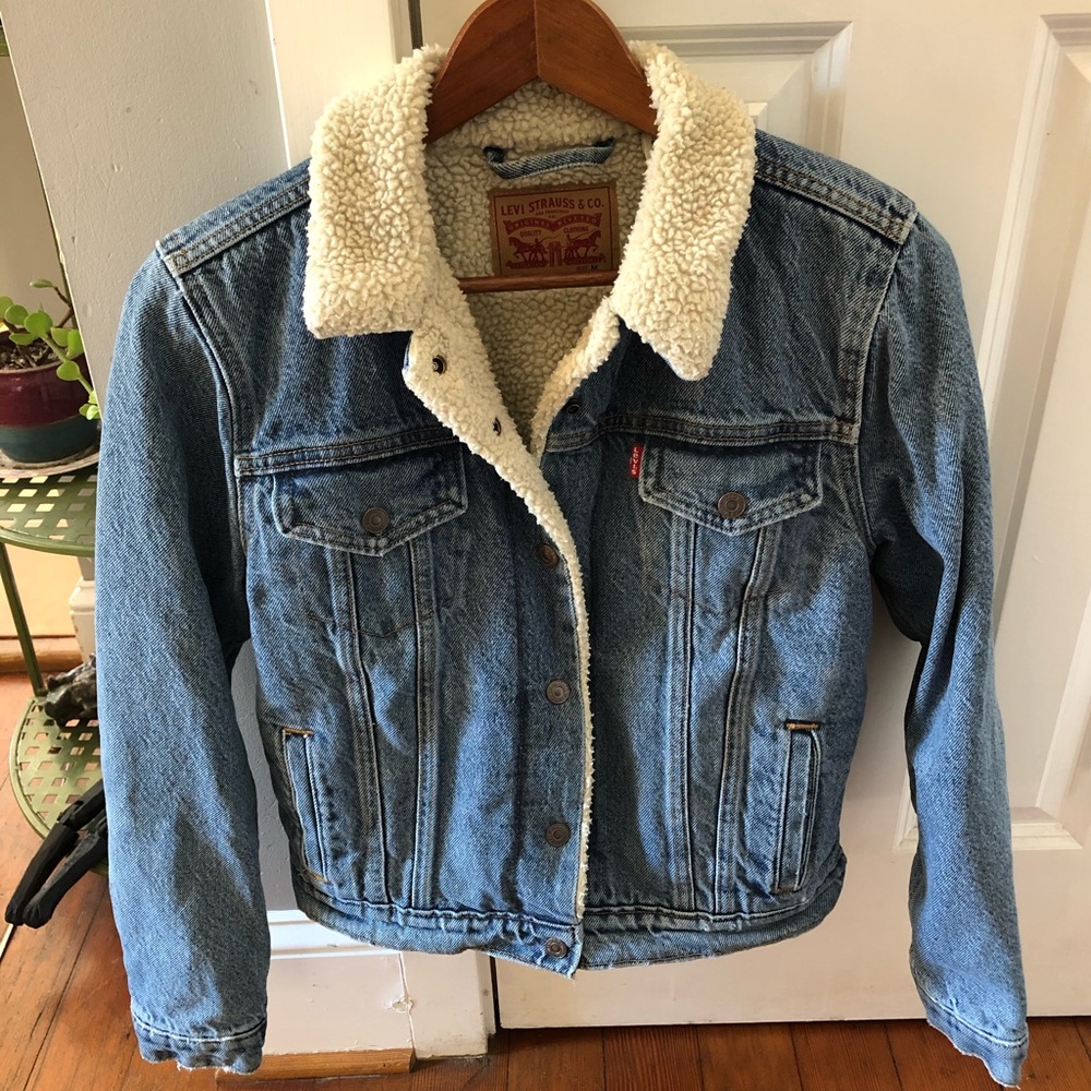 Levi’s Sherpa Lined Trucker Jacket - Gem
